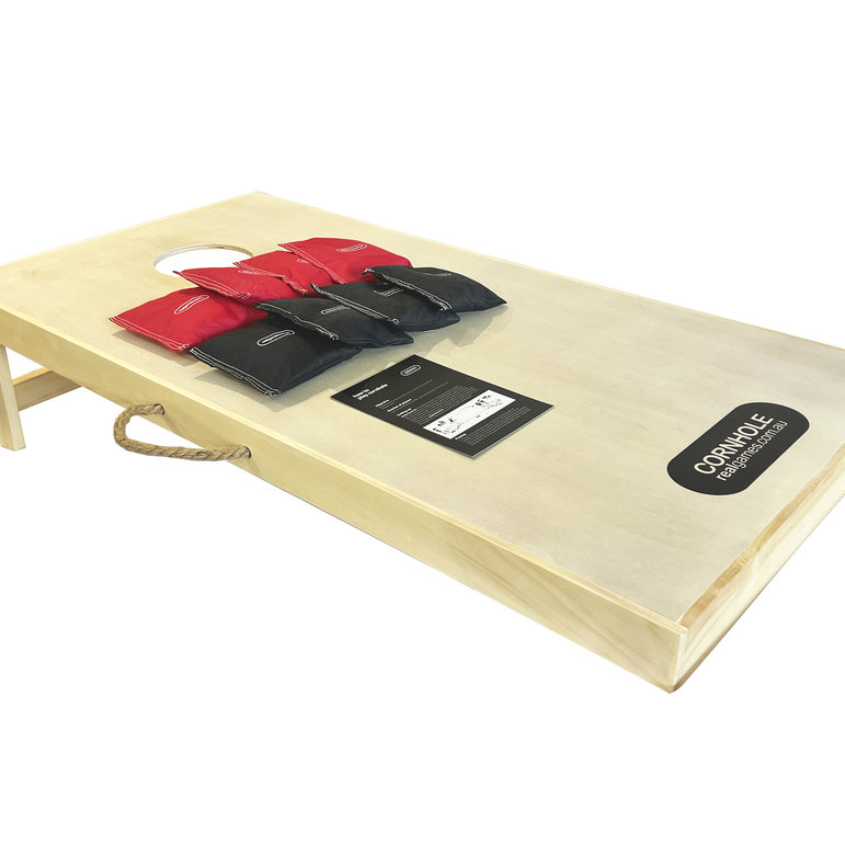 Bocce Set with Eight Black and White Balls